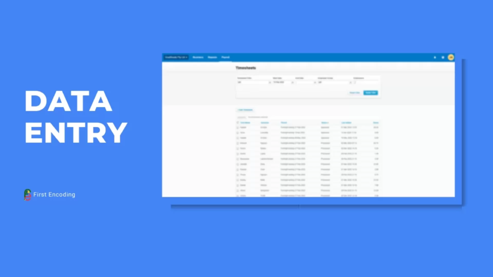 Portfolio of Services | First Encoding Services